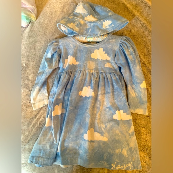 Gee Kat Knit Productions | Dresses | Adorable Fun Cloud Dress With ...